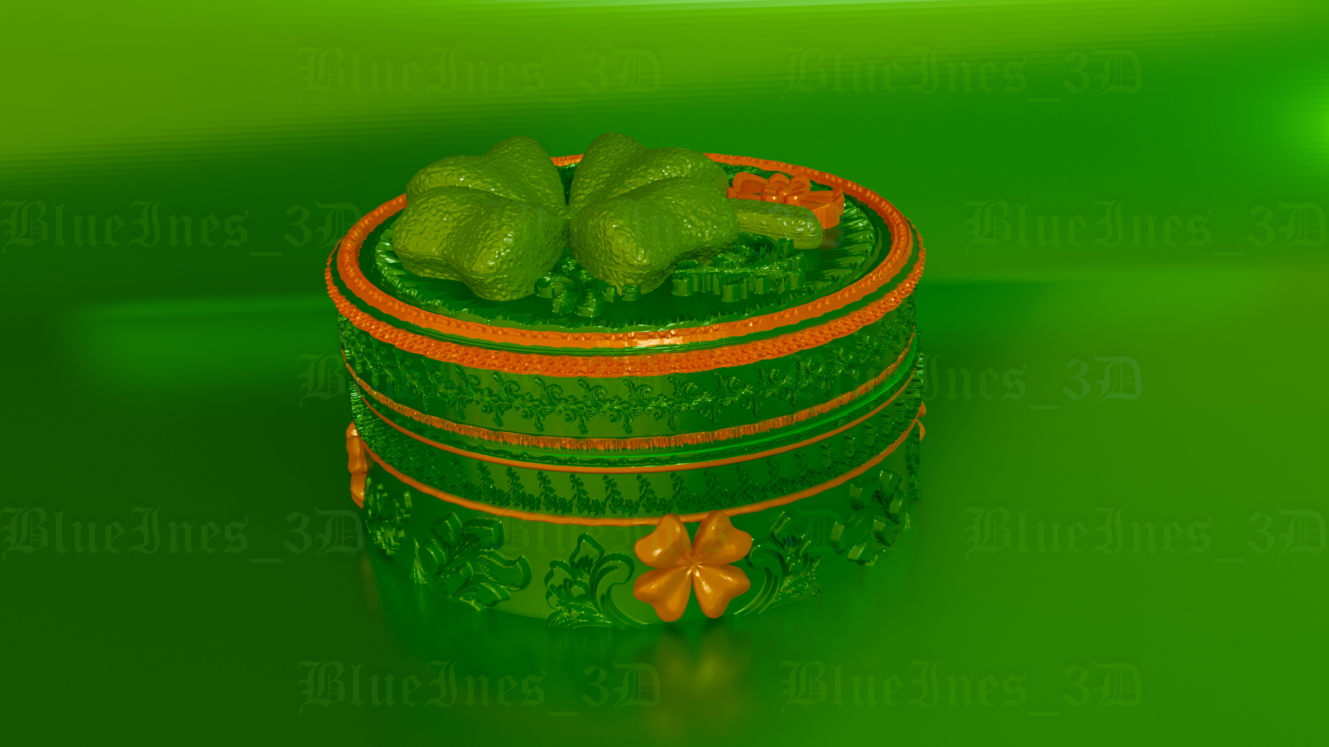 ST. PATRICK'S DAY CLOVER BOX | 3D models download | Creality Cloud