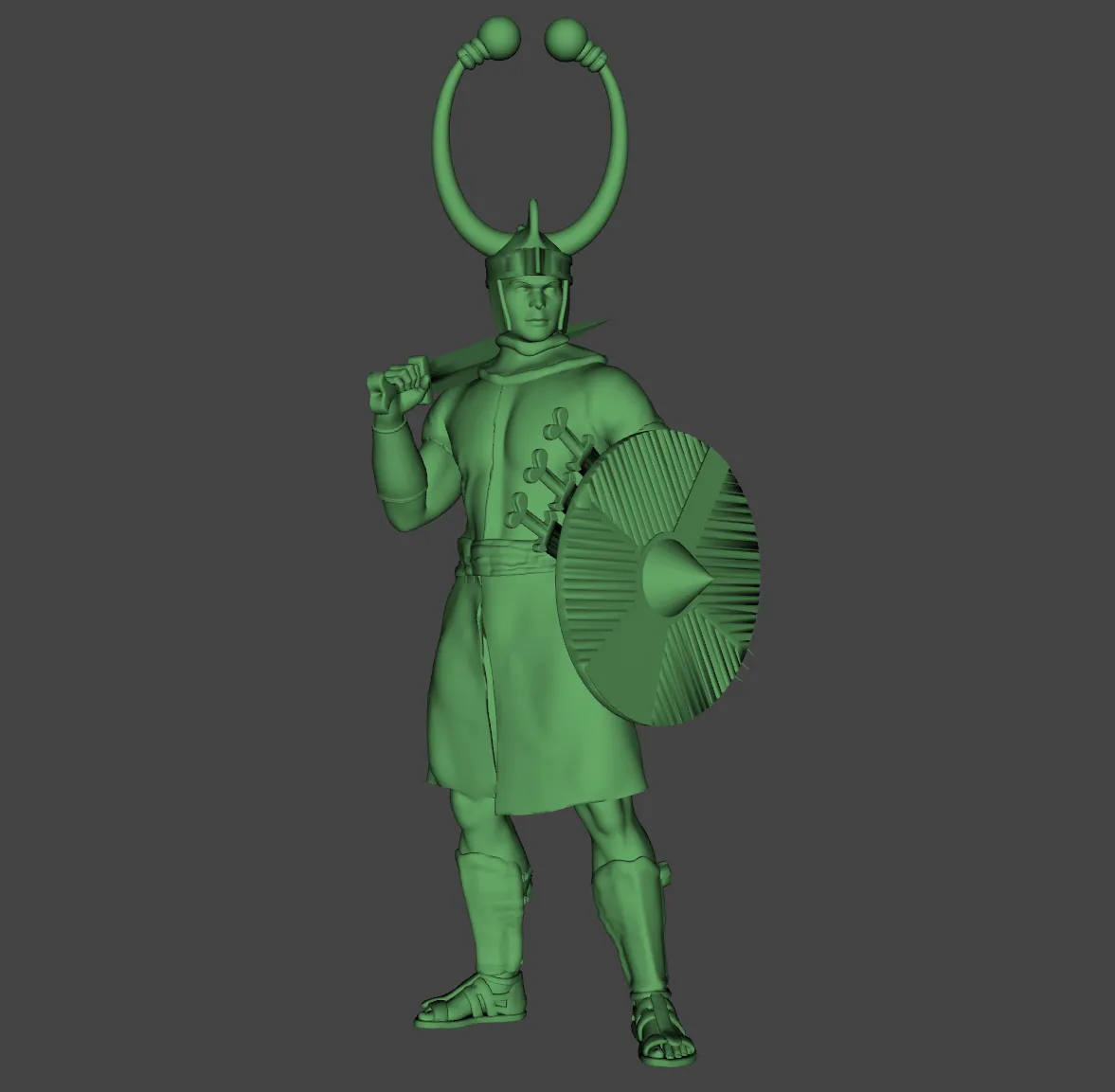 Characters & Creatures STL Download - Nuragic Heroby Edna Lab