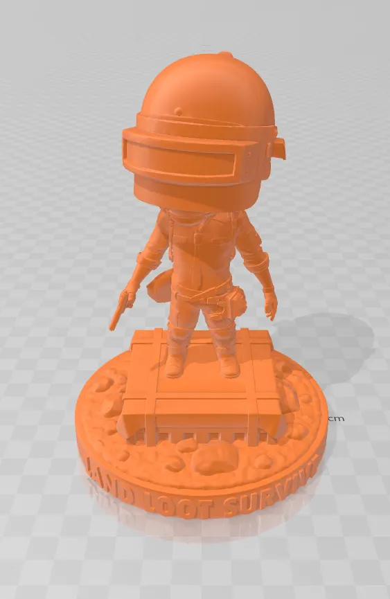 Characters & Creatures STL Download - Personaje GAME PUBGby Artemis Play