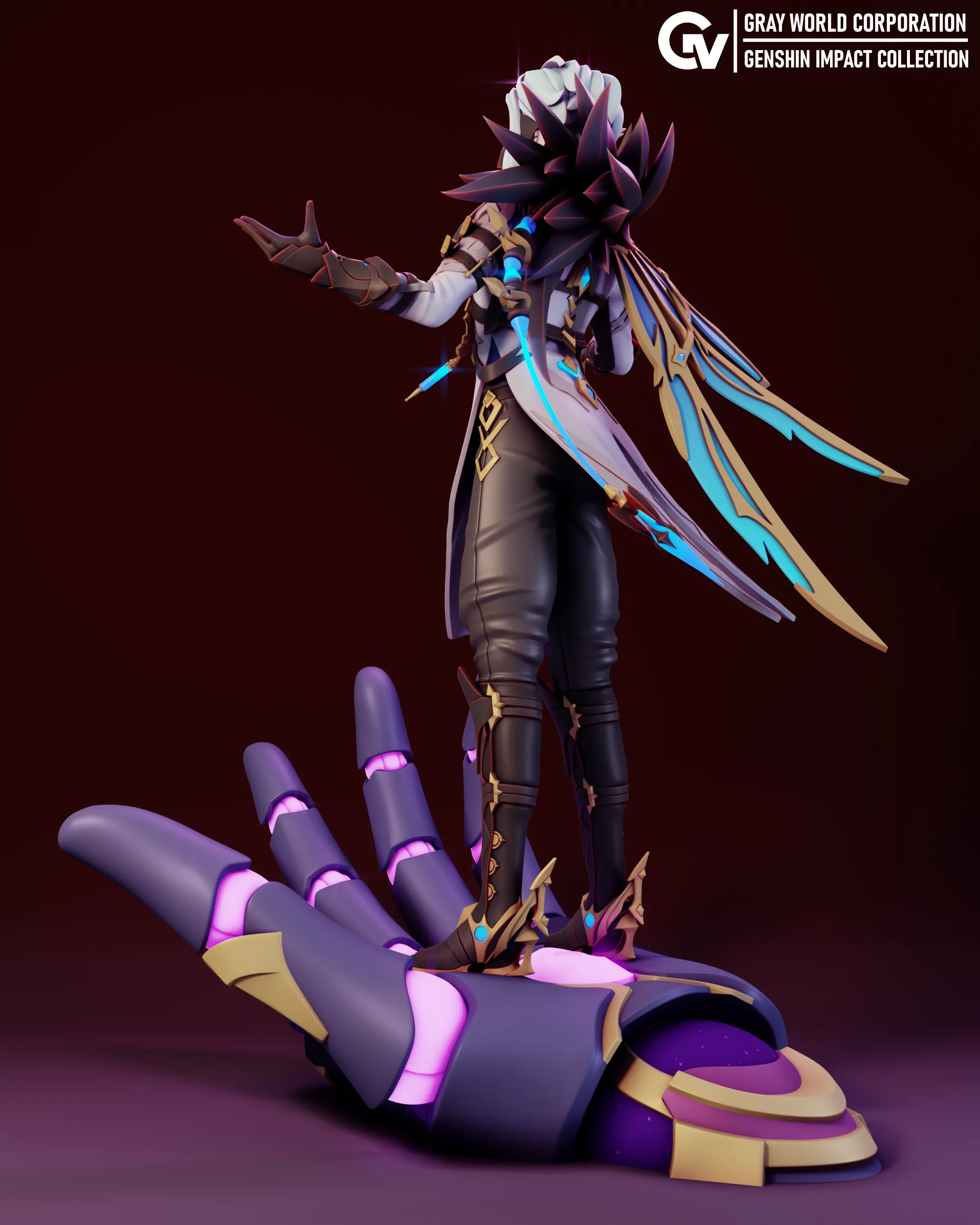 Characters & Creatures STL Download - Dottore | Genshin Impactby Gray ...