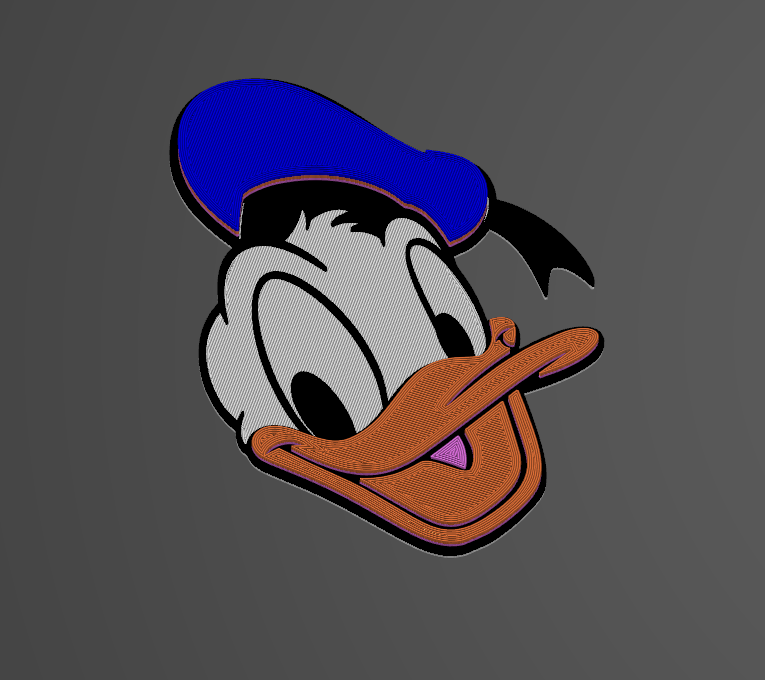 Donald duck | 3D models download | Creality Cloud