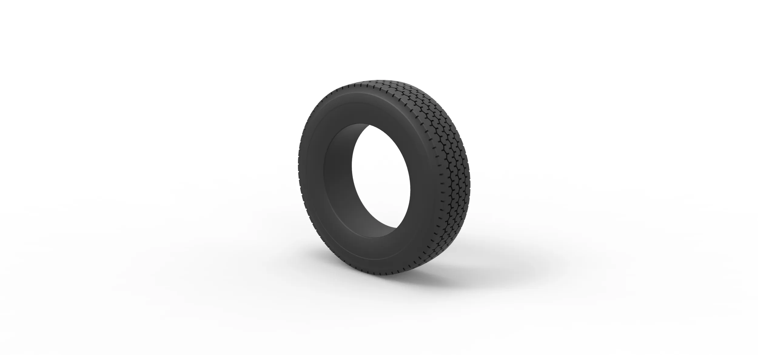 Other STL Download - Semi truck tire 11 Scale 1:25by 3DTechDesign