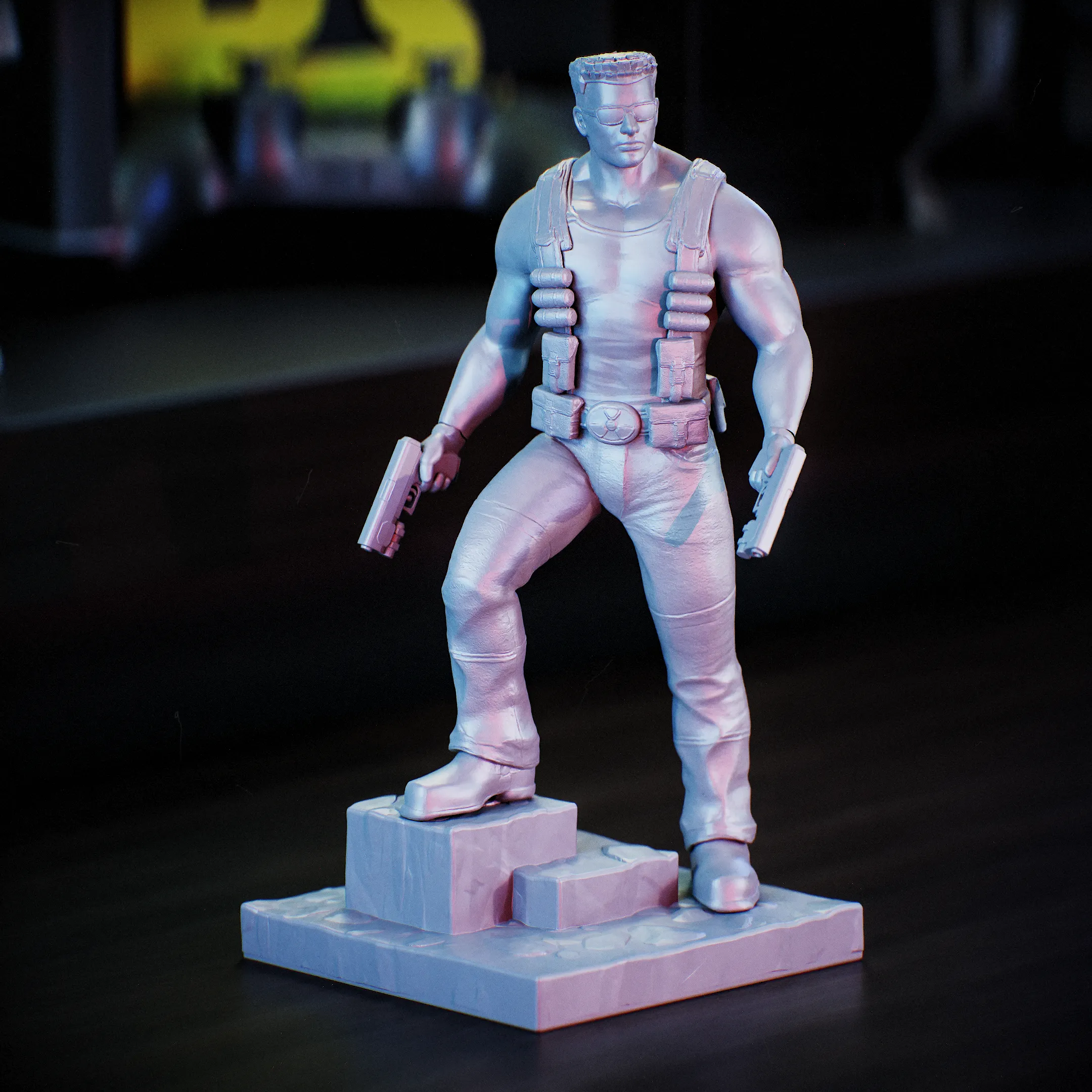 3D Printer Files | 3MF File | Duke Nukem 30cm separated by parts ...