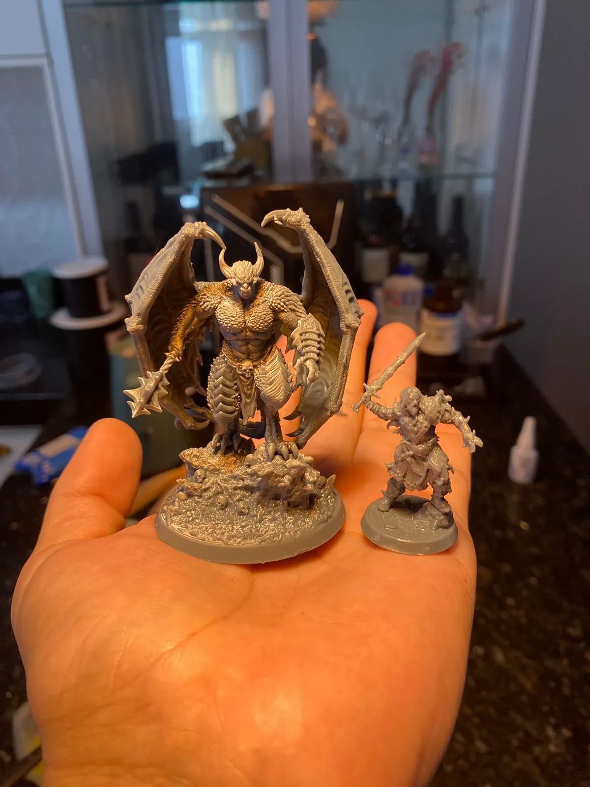 Pit Fiend Dnd I printed on the Elegoo Mars 5 Ultra. The model is ...