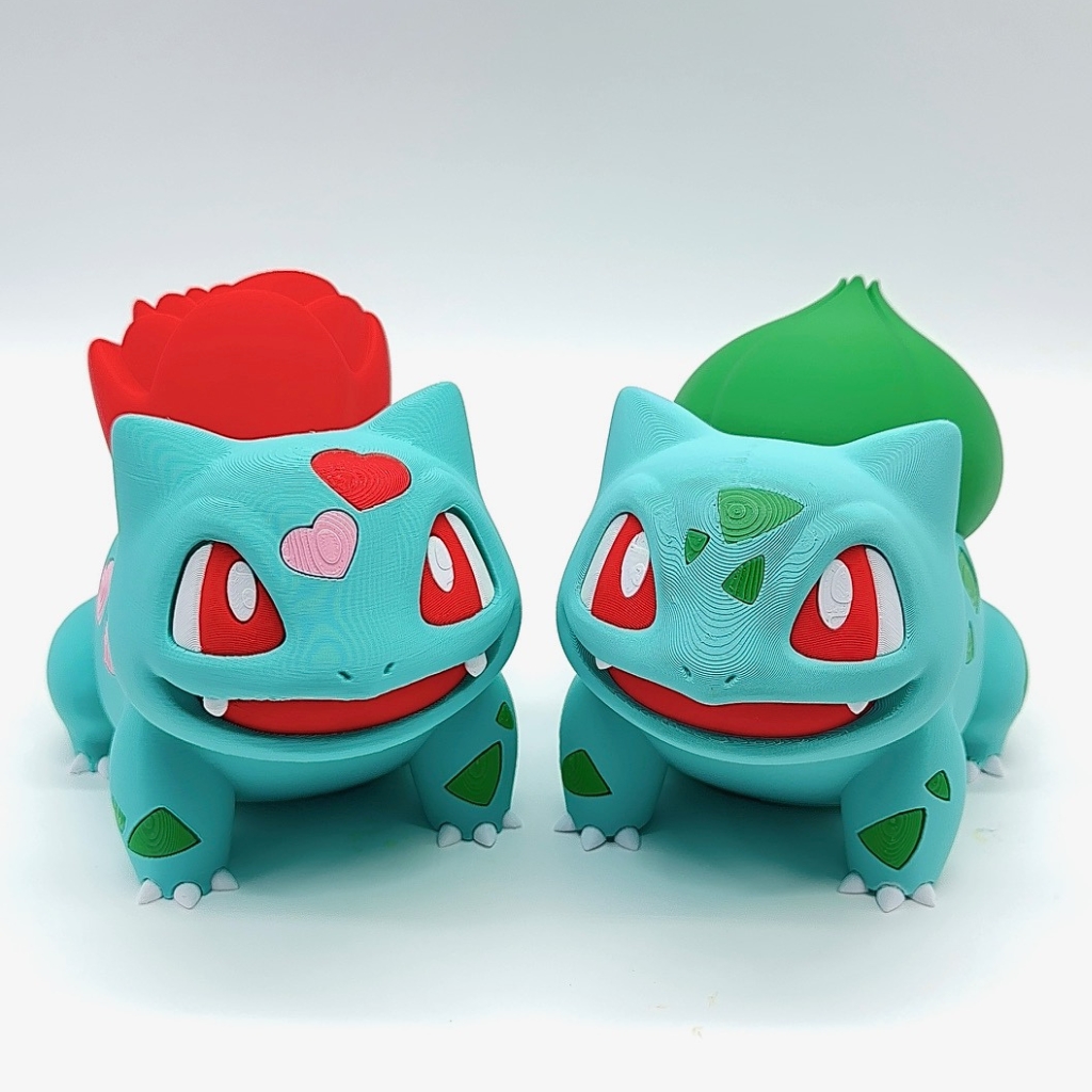 POKEMON BULBASAUR - FLOWER - BY COLORS | 3D models download | Creality ...