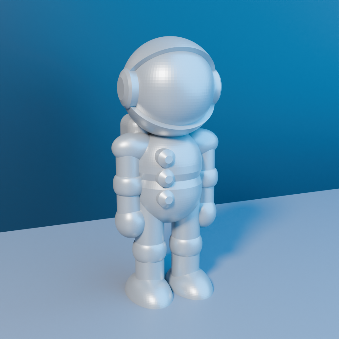 cute astronaut | 3D models download | Creality Cloud