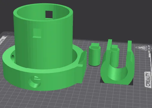 gymble style cup holder for biking, auto levels | Download de modelos 3D | Creality Cloud