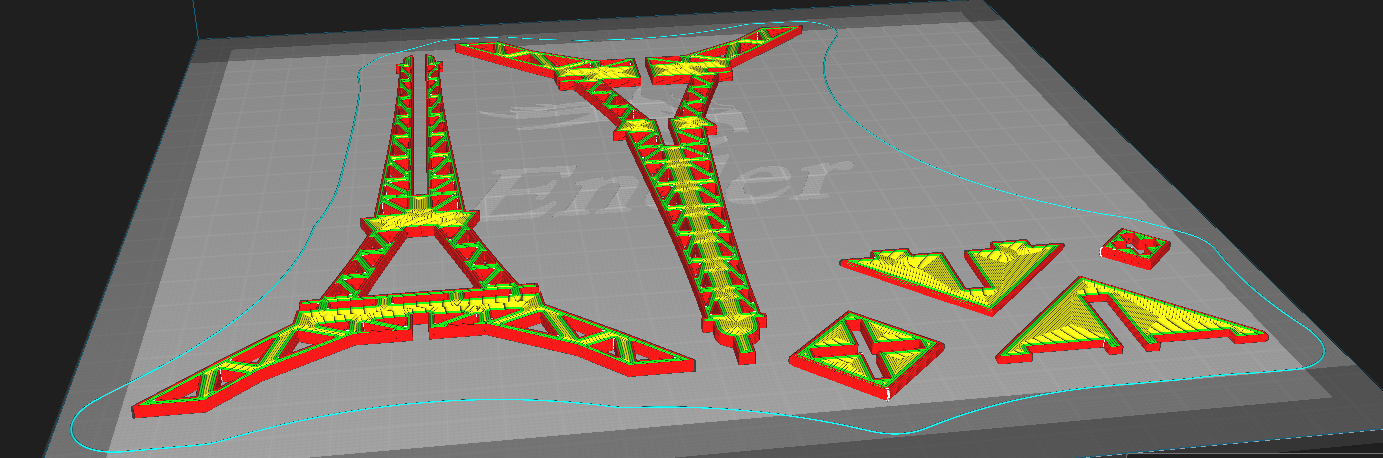 Eiffel Tower Puzzled | 3D models download | Creality Cloud