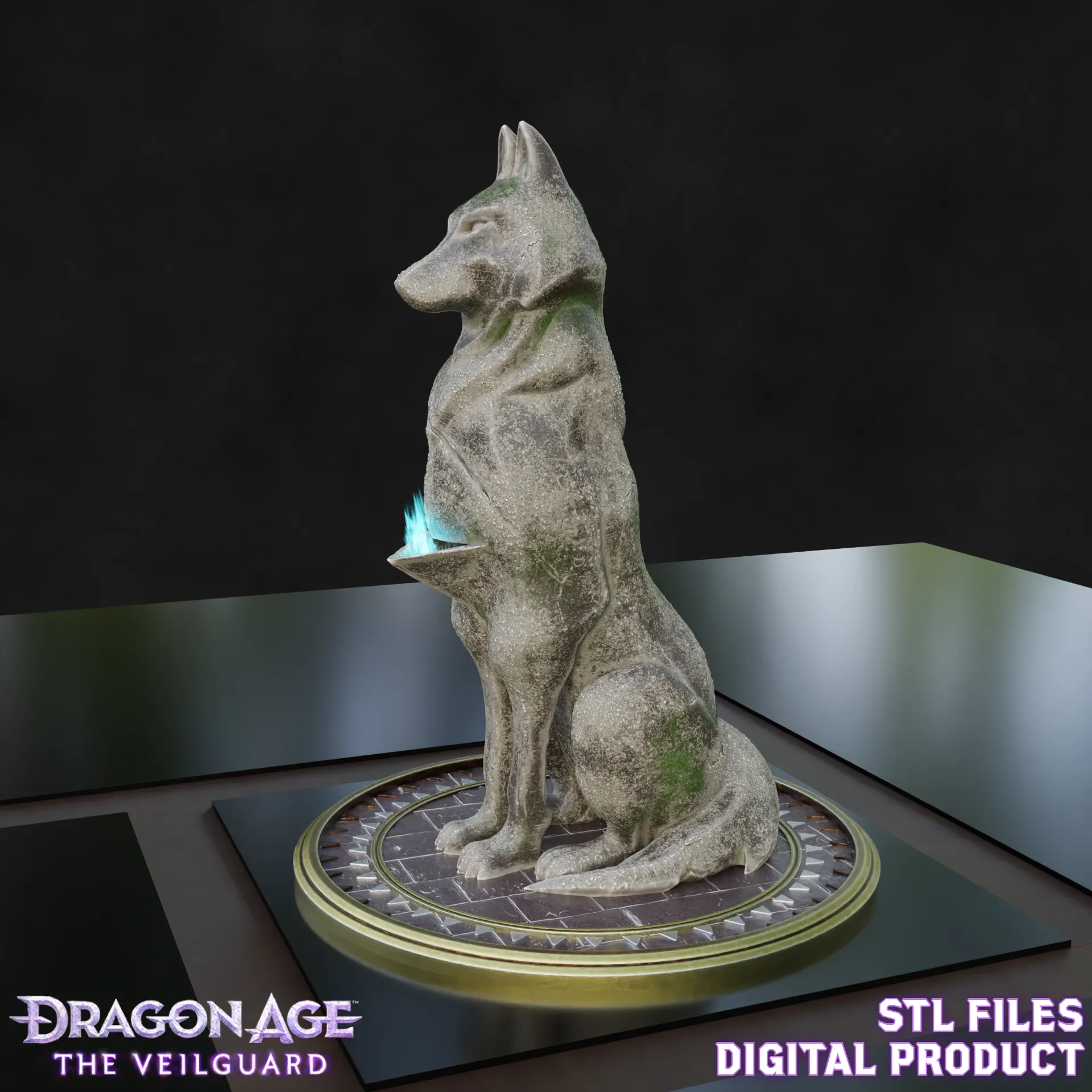 Characters & Creatures STL Download - Statue of Fen'Harel, the Dread ...