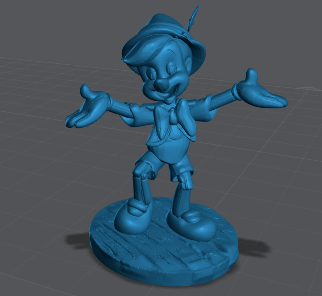 Characters & Creatures STL Download - Pinocchio on ships deckby Ramuhs ...