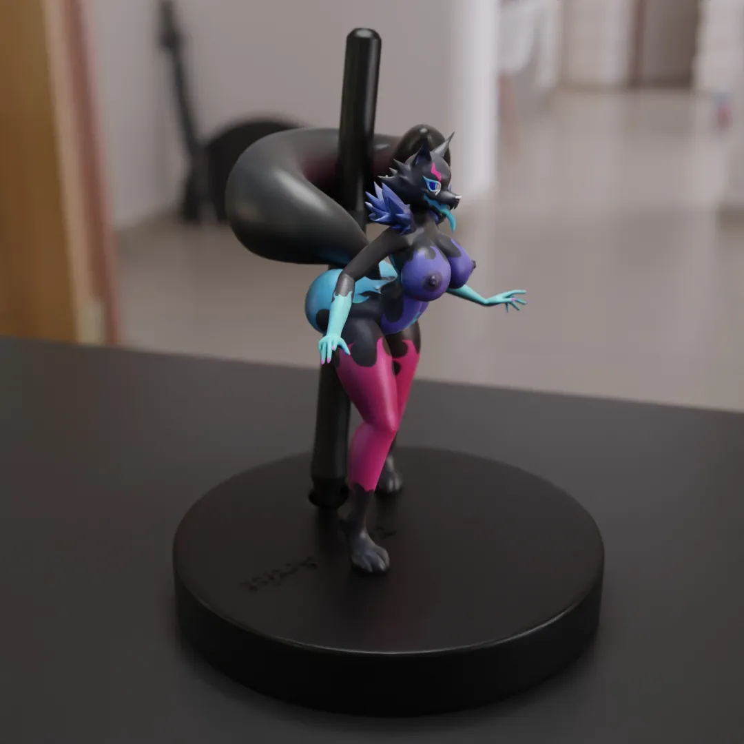 Characters & Creatures STL Download - Pack leader Highwire NSFW Wolf Fortniteby Tristy Artist