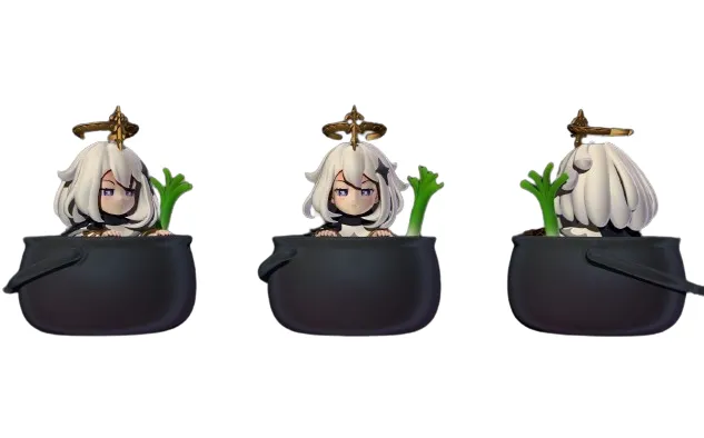 Genshin Impact Paimon V1 STL Collection | 3D models download | Creality ...