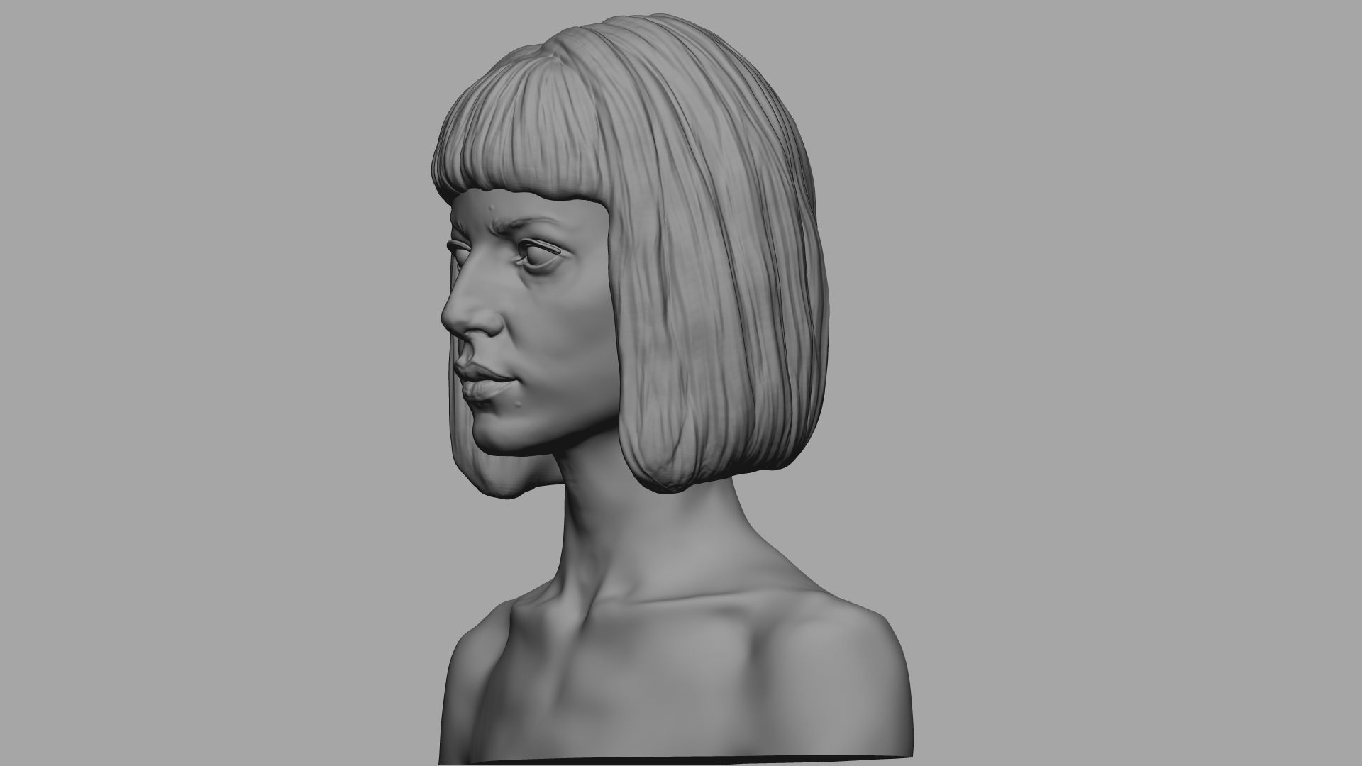 Female bust | 3D models download | Creality Cloud