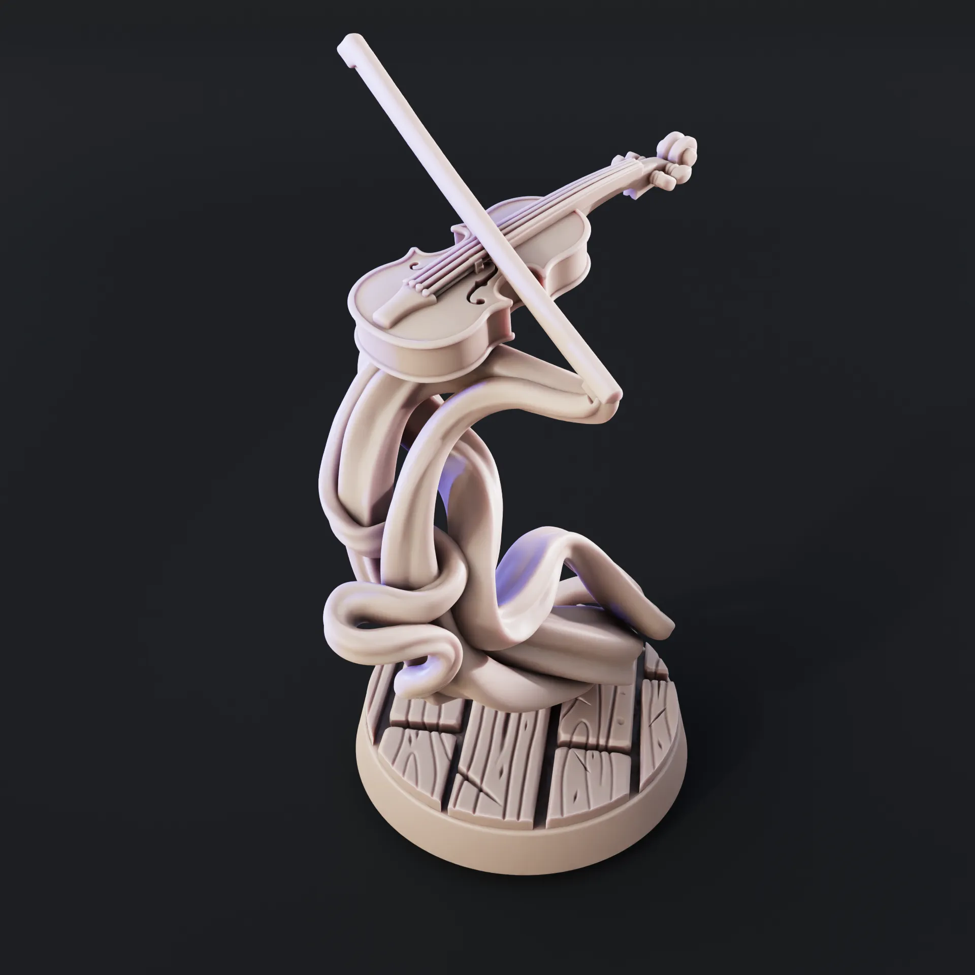 Props & Terrain STL Download - Haunted Instrument | Enchanted Violin ...