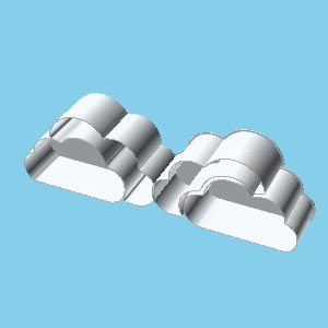 Two Clouds, nestable box (v1) | 3D models download | Creality Cloud