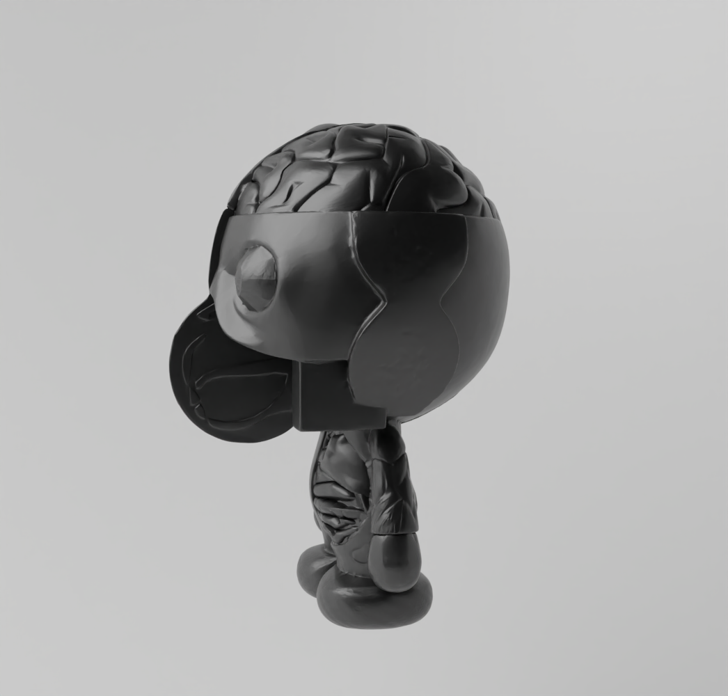 Kaws Bape Milo Dissected Art Toy Fan Art | 3D models download ...