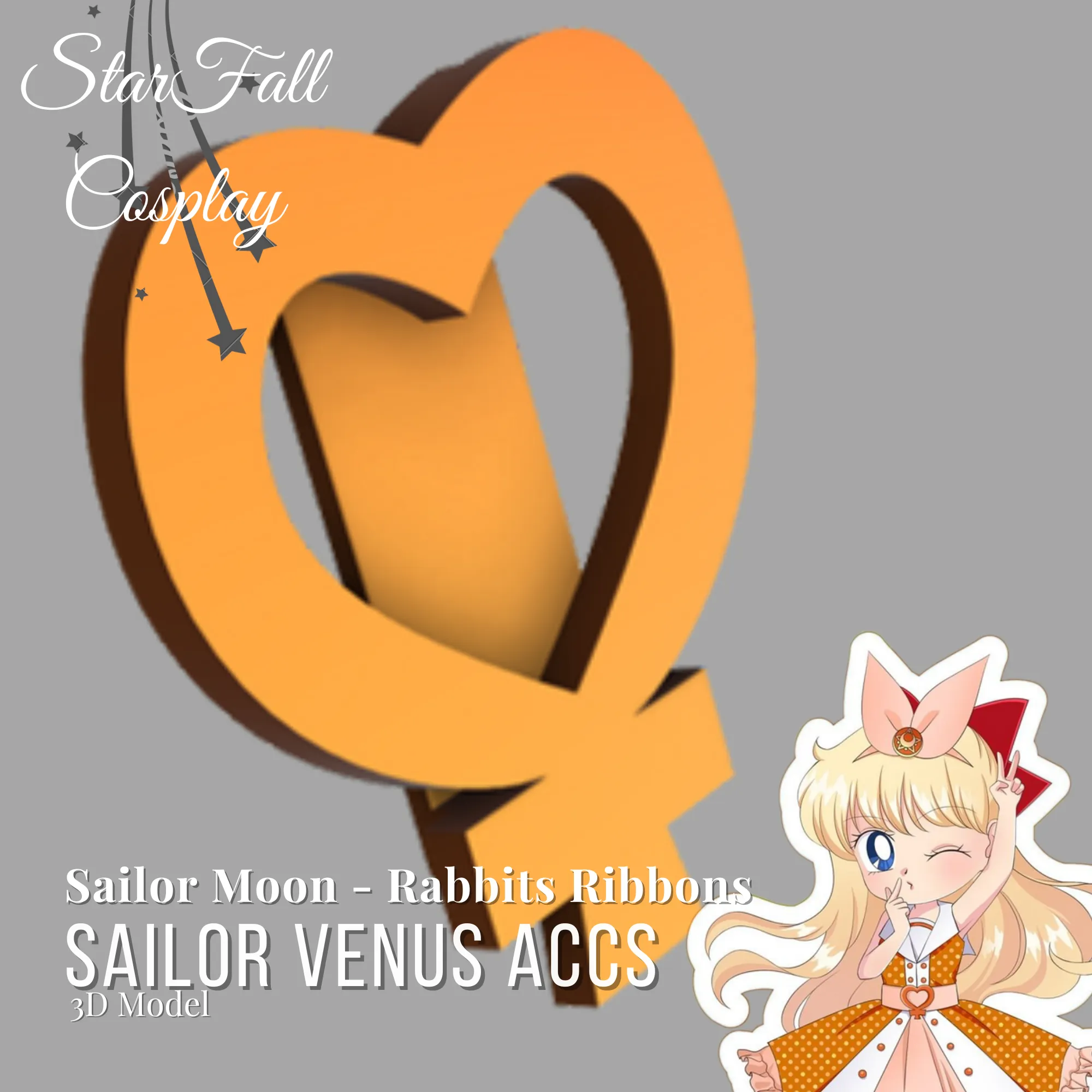 Cosplay STL Download - Venus Rabbit Ribbon Cosplay Accessoriesby ...
