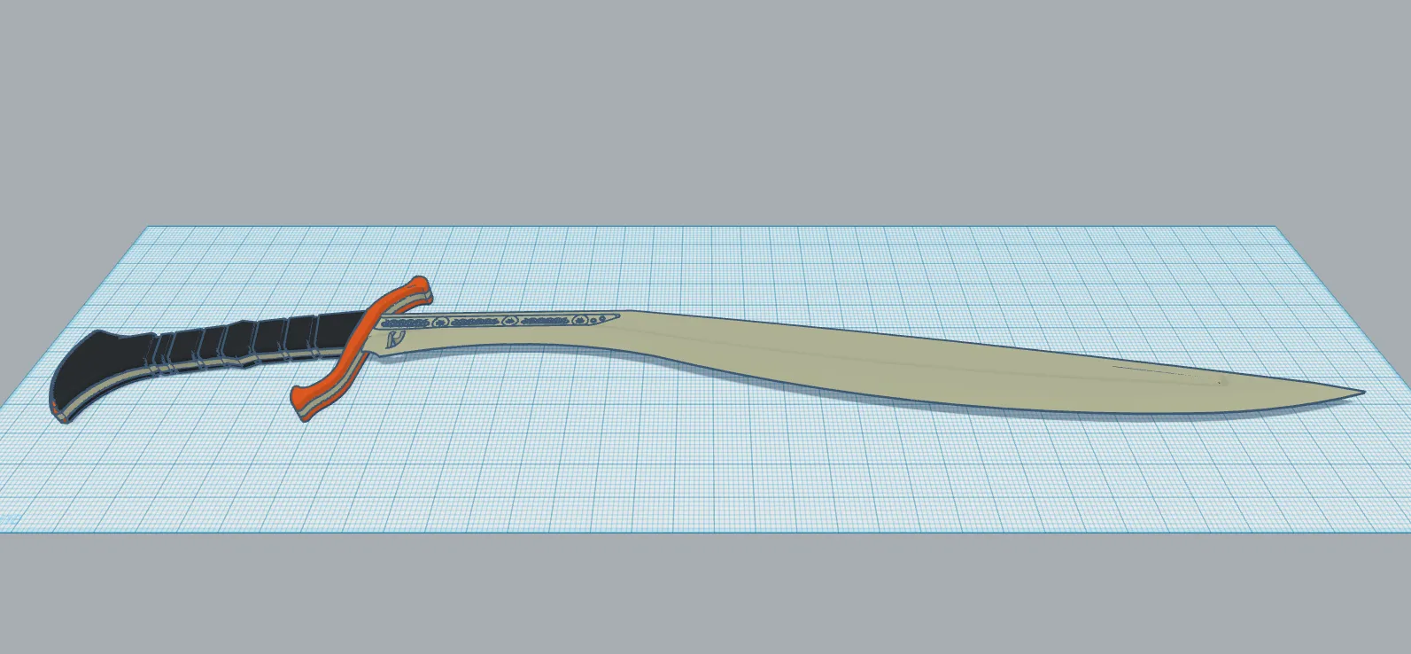28 Inch Chitlangi Talwar Sword | 3D models download | Creality Cloud