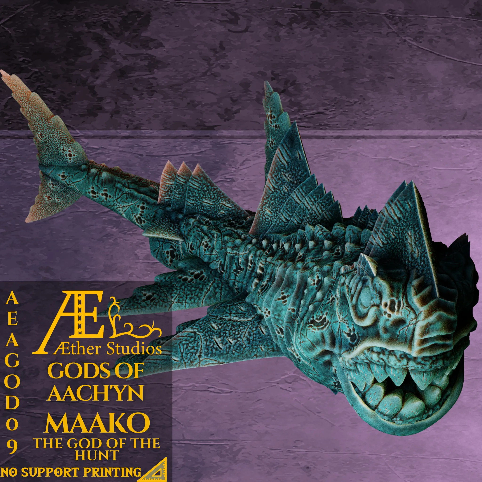 Characters & Creatures STL Download - AEAGOD9 - Maakoby Aether Studios