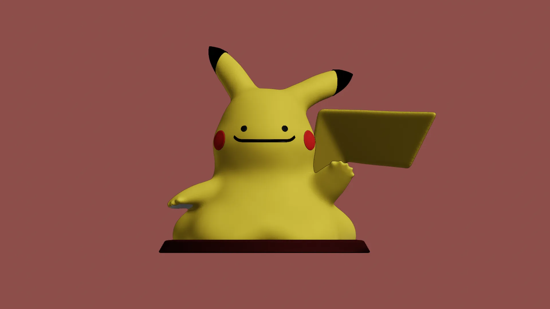 Free Characters & Creatures STL Download - Pikachu Ditto Pokemonby Jlo3d
