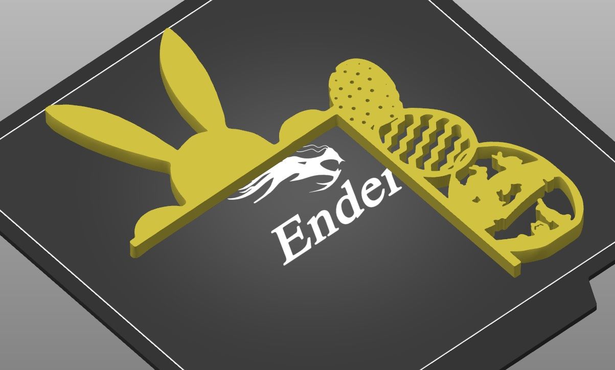 door frame easter rabbit | 3D models download | Creality Cloud