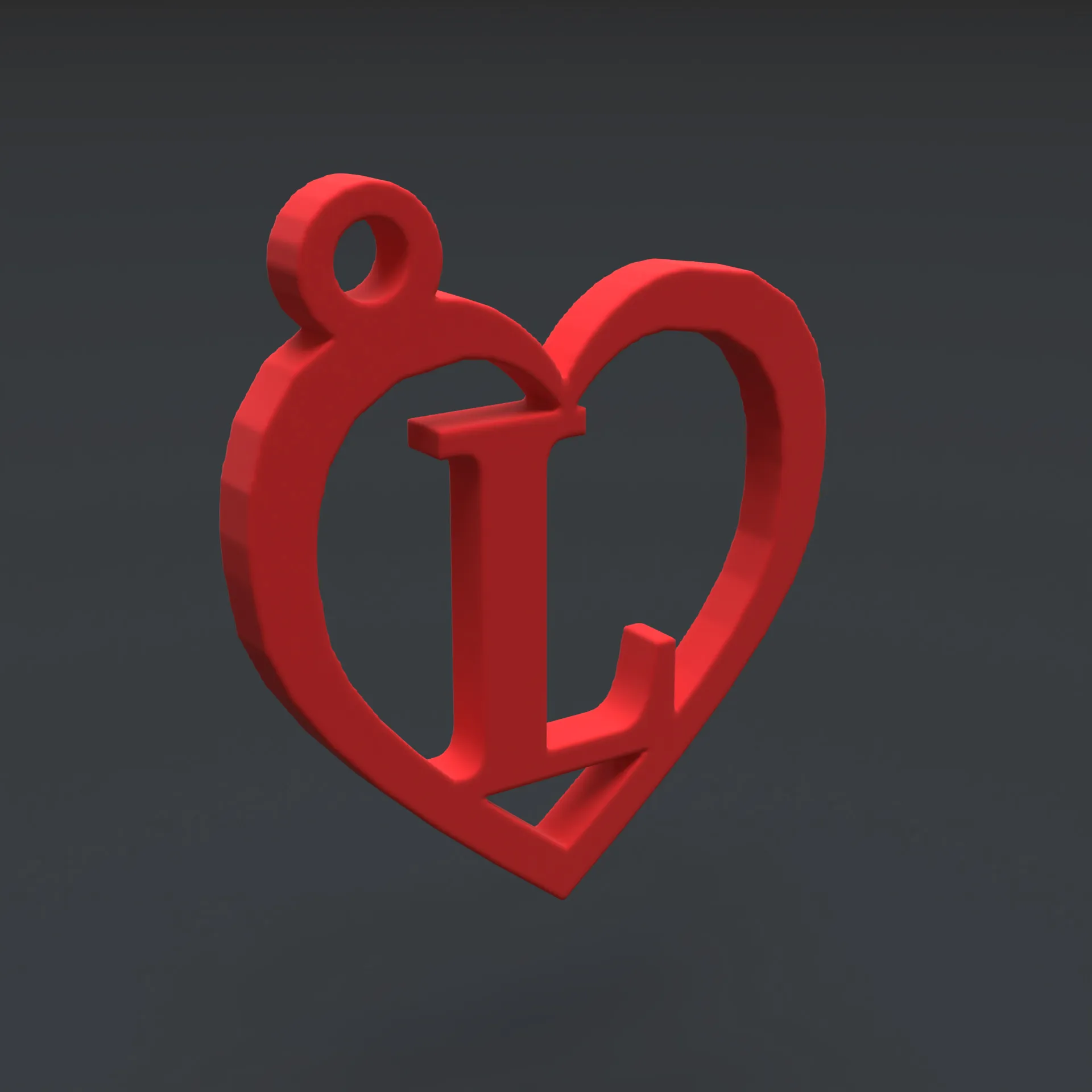Jewelry & Accessories STL Download - L-Valentine’s Day Gift Keychainby ...