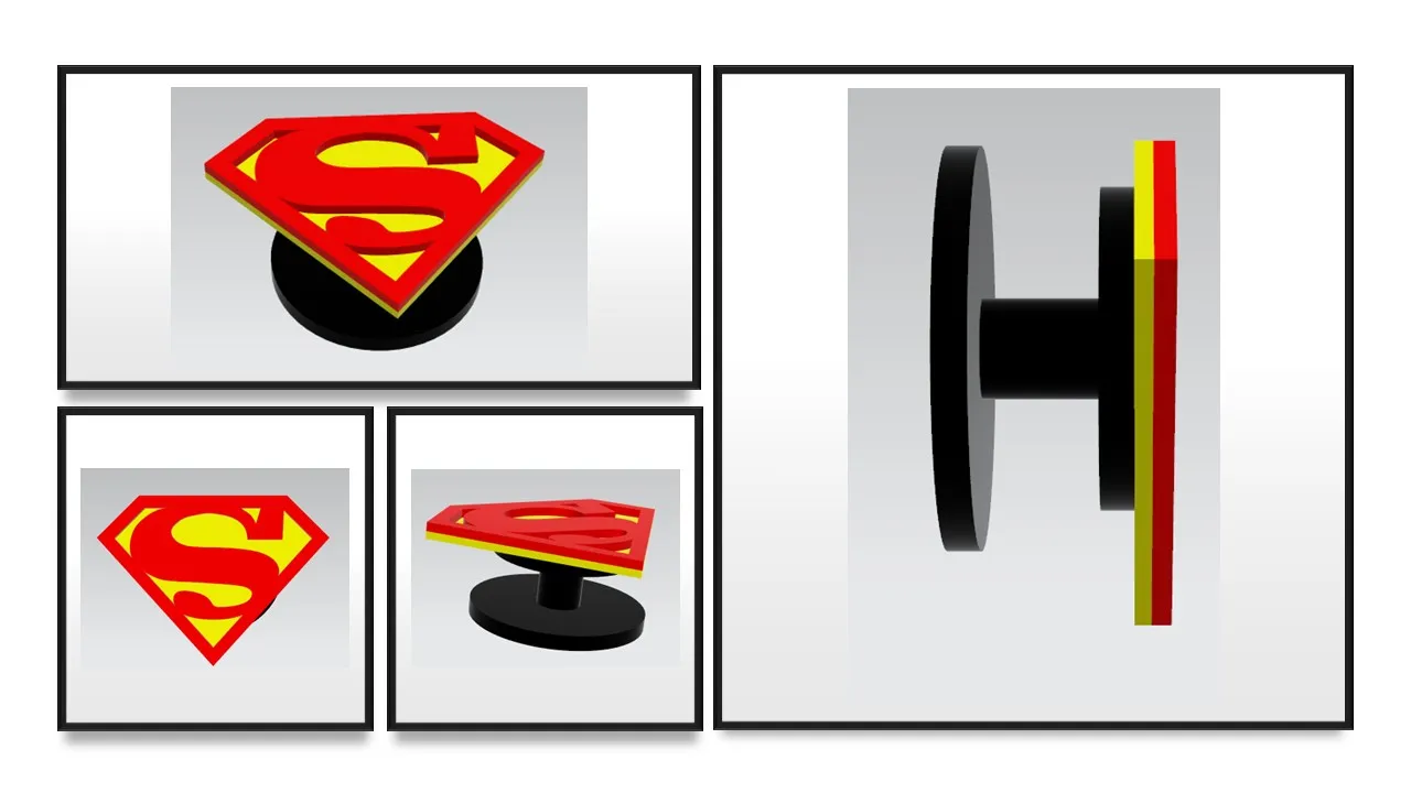 Jewelry & Accessories STL Download - Superman Croc Charm (Shoe charm)by ...