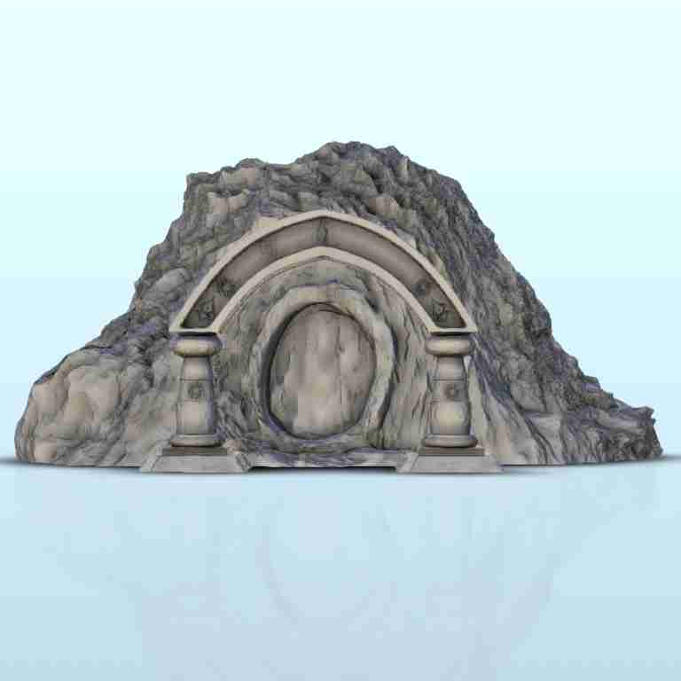 Mine with entrance 11 - miniatures warhammer terrain scenery | 3D ...