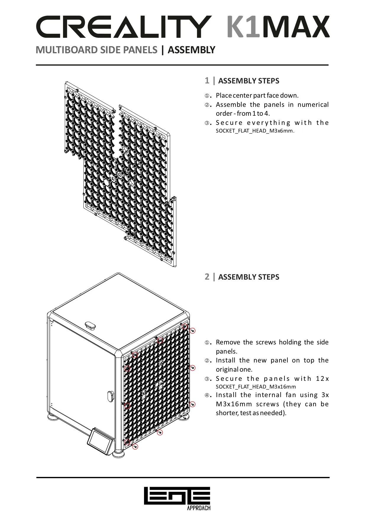 3D Printer Files | 3MF File | CREALITY K1max - MULTIBOARD PANELS [WITH ...