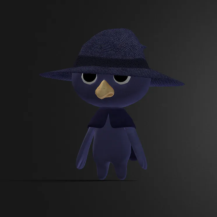 Cartoon Crow | 3D models download | Creality Cloud