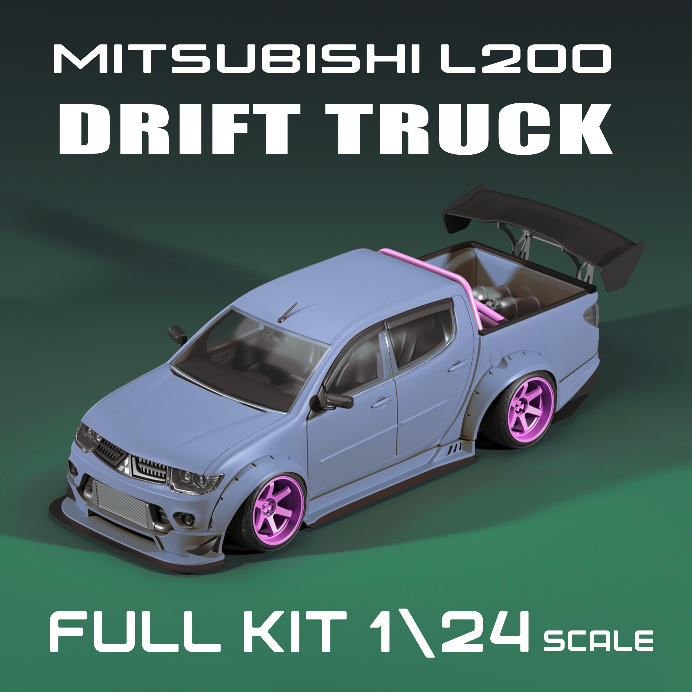L200 DRIFT TRUCK FULL KIT | 3D models download | Creality Cloud