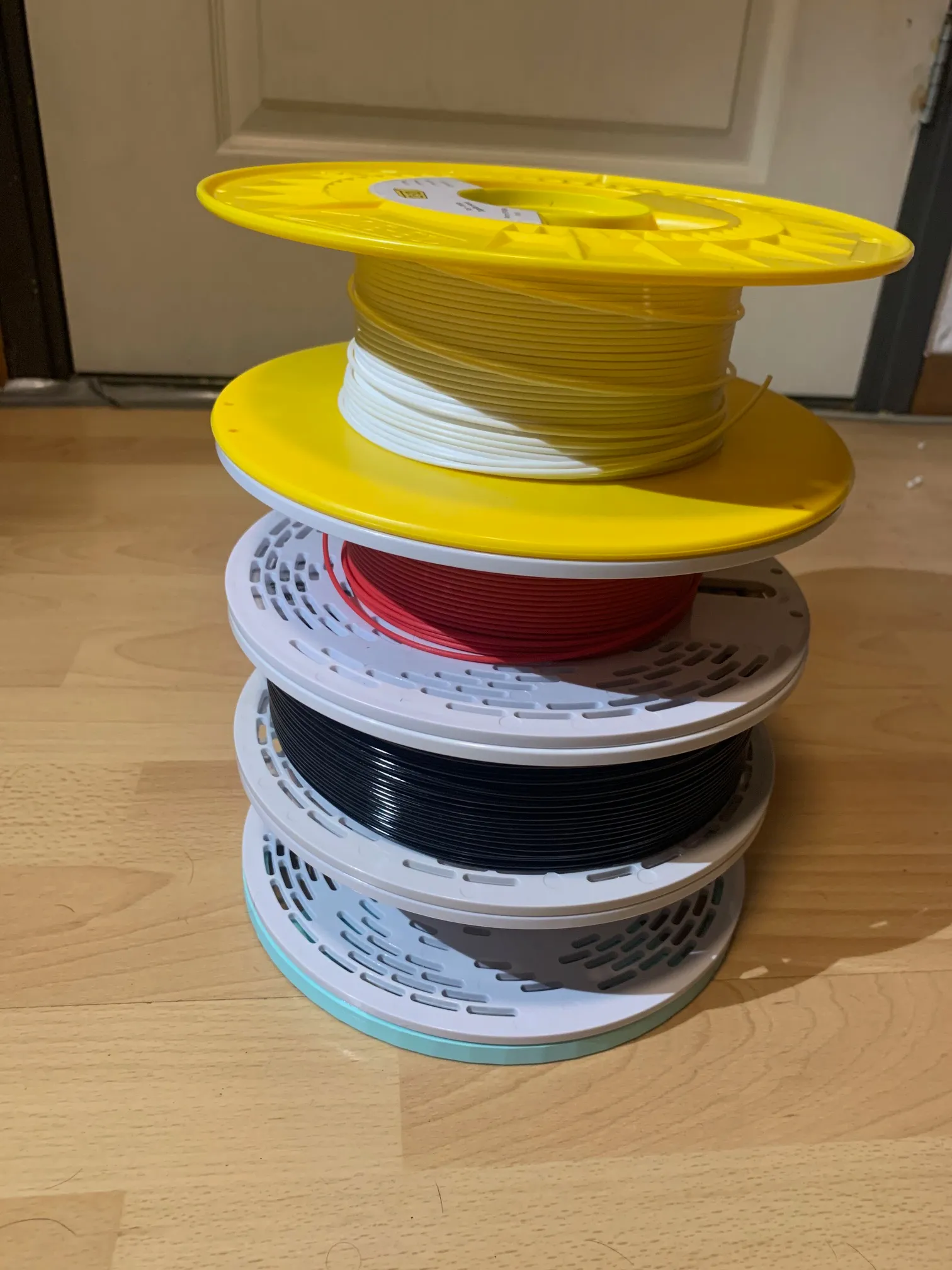 Free 3D Printer Accessories STL Download - vertical spool holderby ...