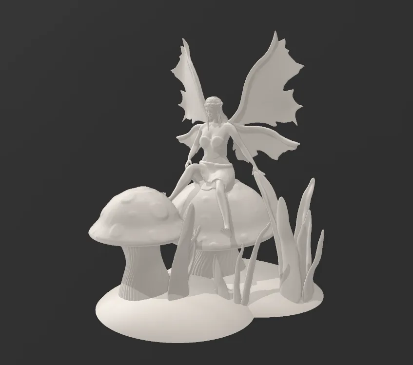 3D Printer Files | 3MF File | mystic fairy statue | Creality Cloud