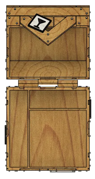 Wooden Box MTG Deck Box | 3D models download | Creality Cloud
