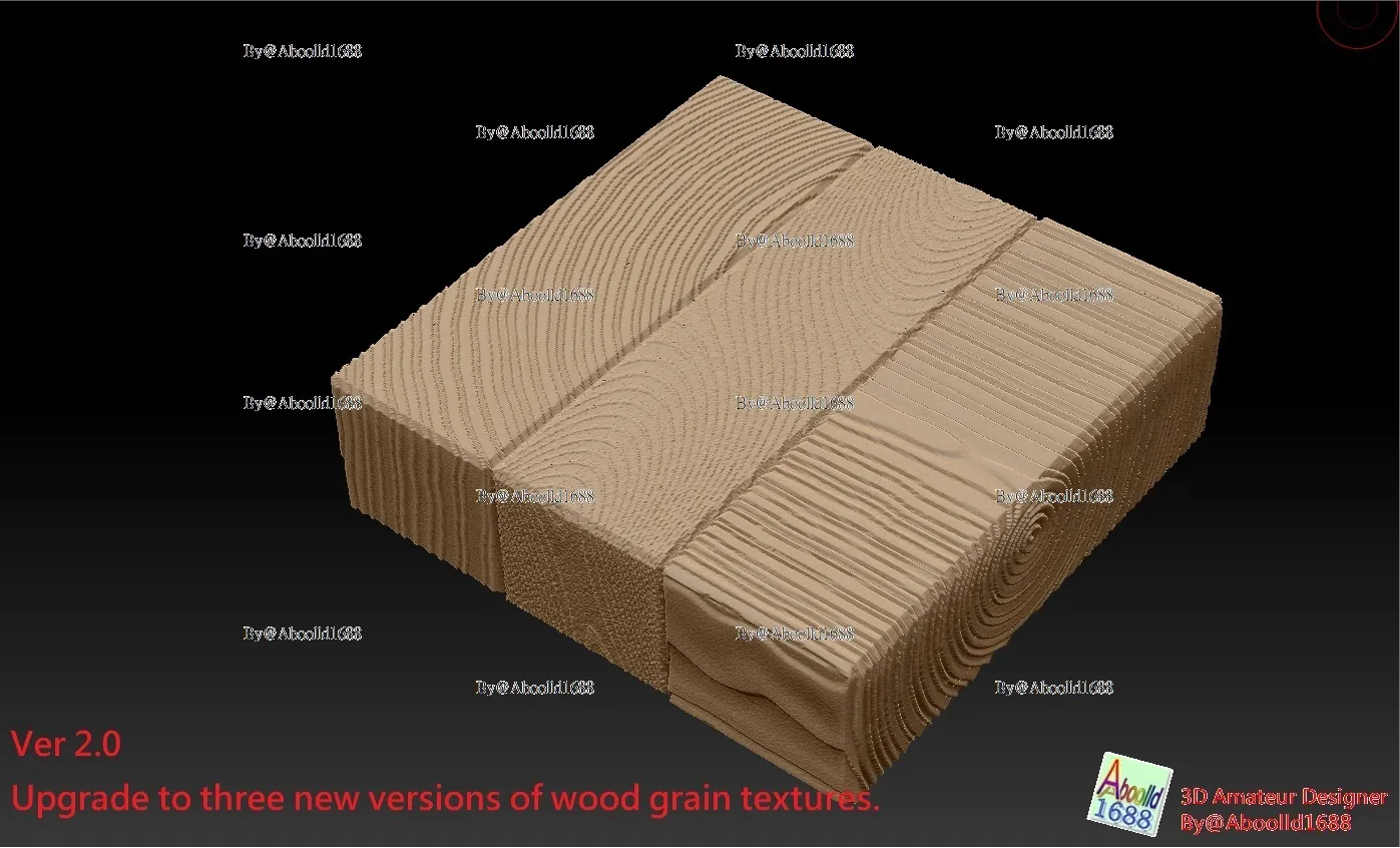 3D Printer Files | 3MF File | Two types of square-shaped wooden blocks ...