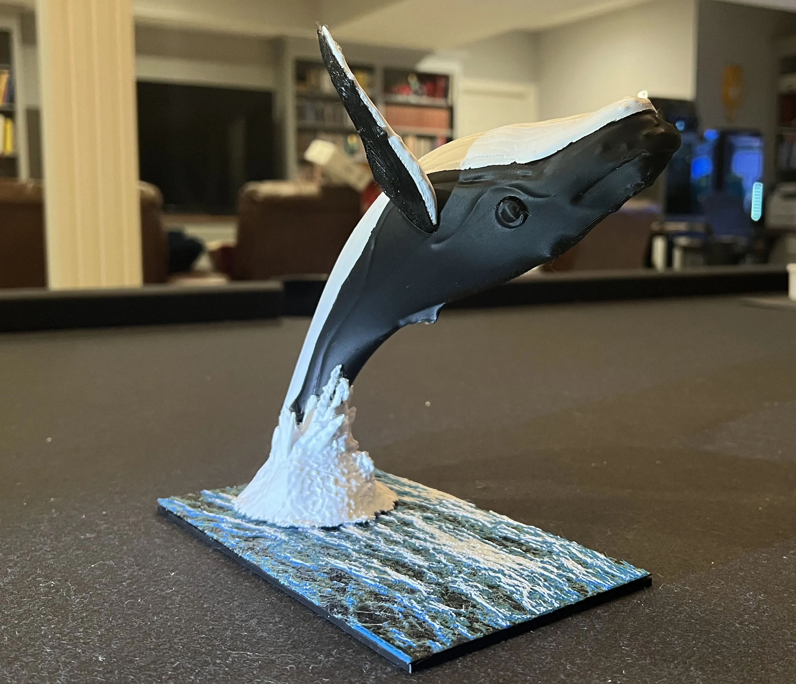 3D Printer Files | 3MF File | Humpback Whale Breaching the Ocean ...