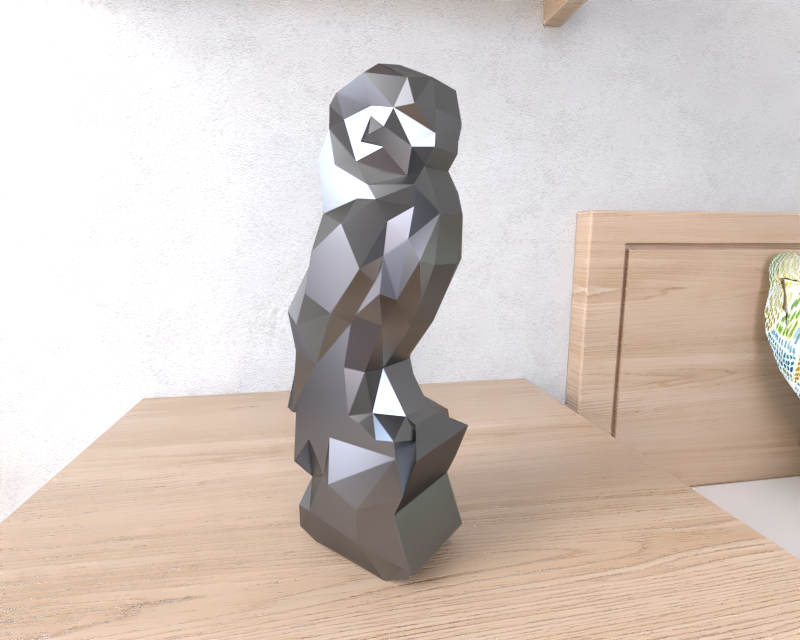 Owl Statue Lowpoly Low poly | 3D models download | Creality Cloud