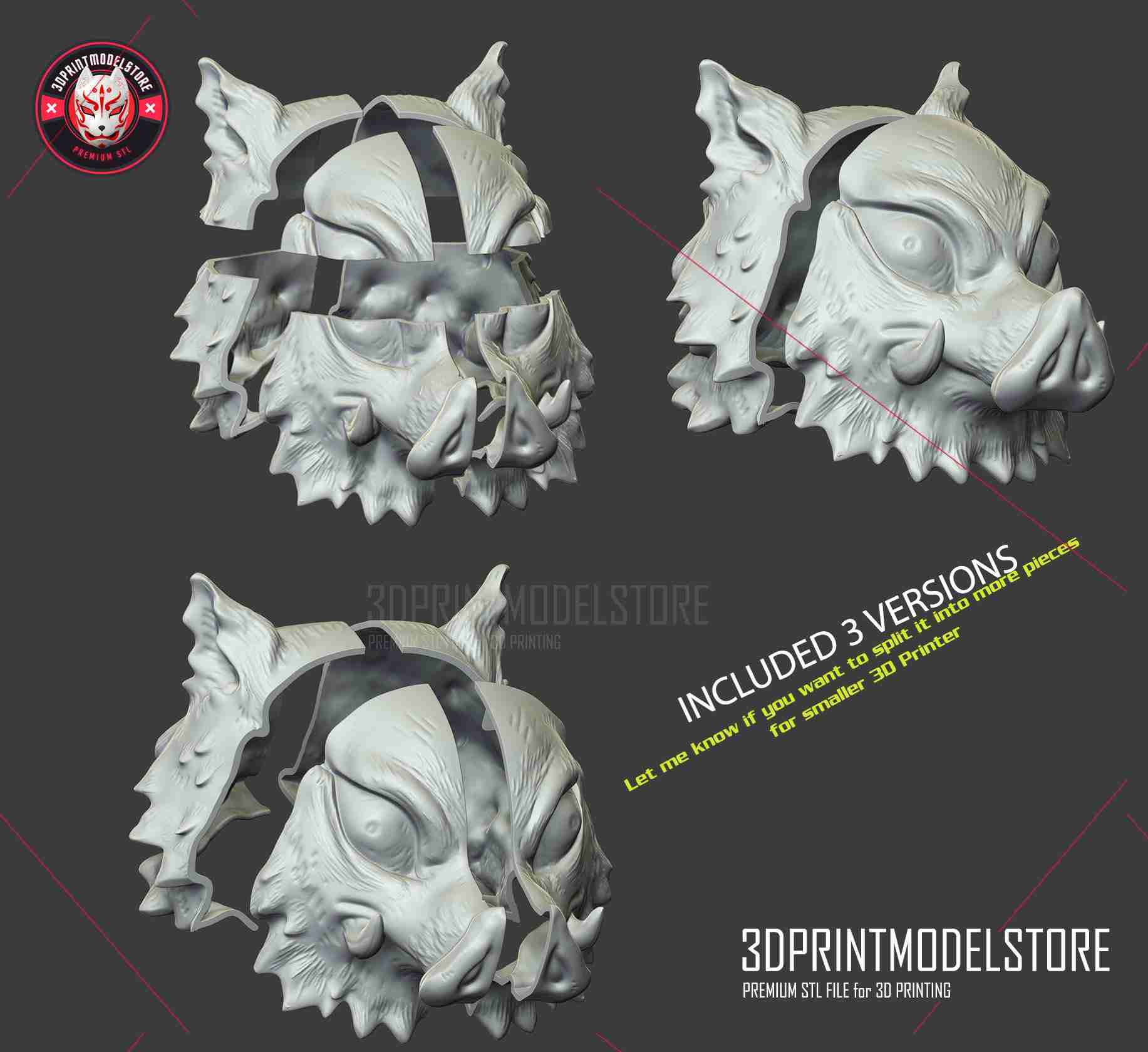 Demon Slayer Mask Inosuke Hashibira - Kimetsu no Yaiba | Descărcare ...