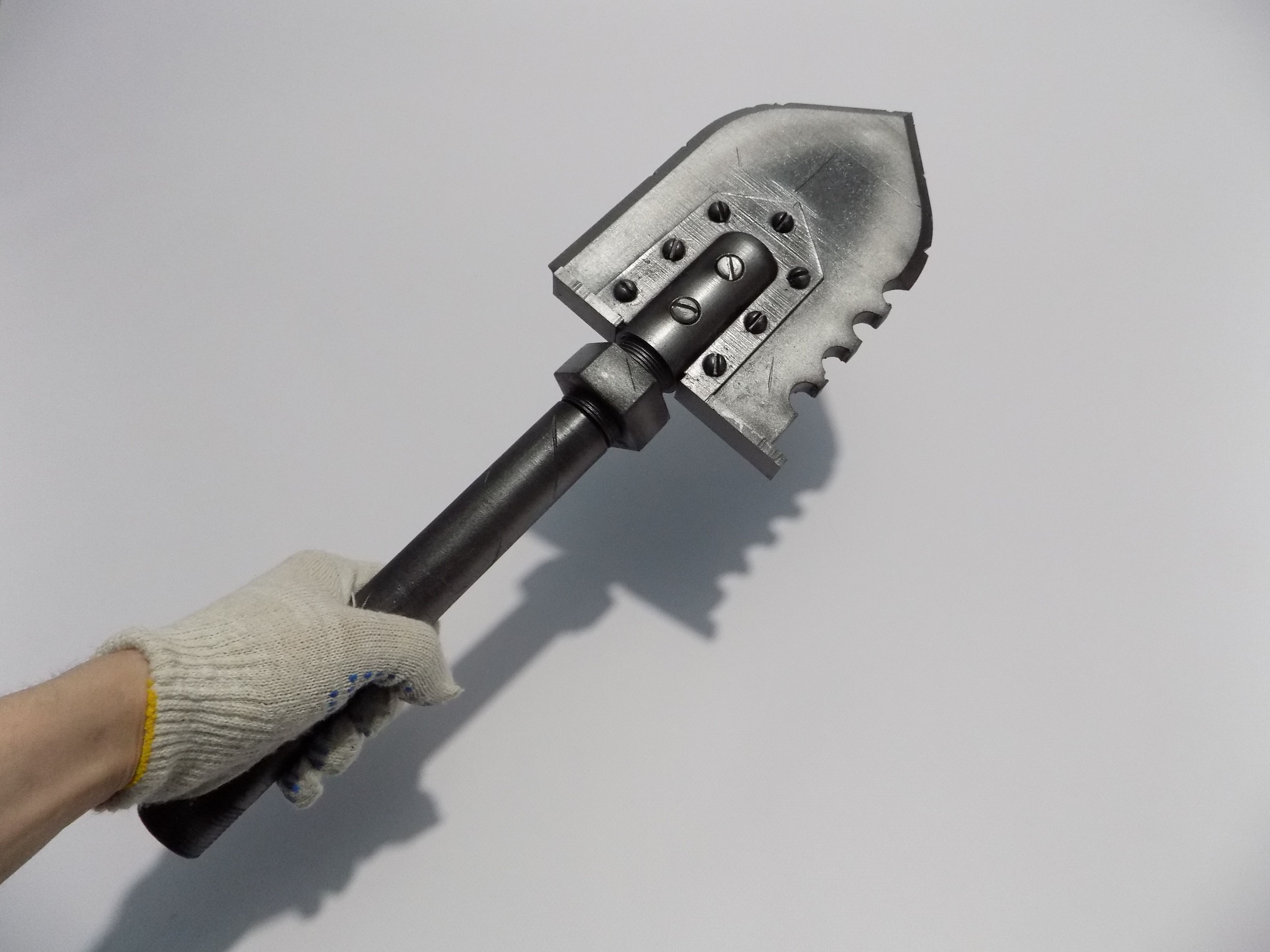 Brute Brainer MK III Latrine Shovel, Darktide | 3D models download ...