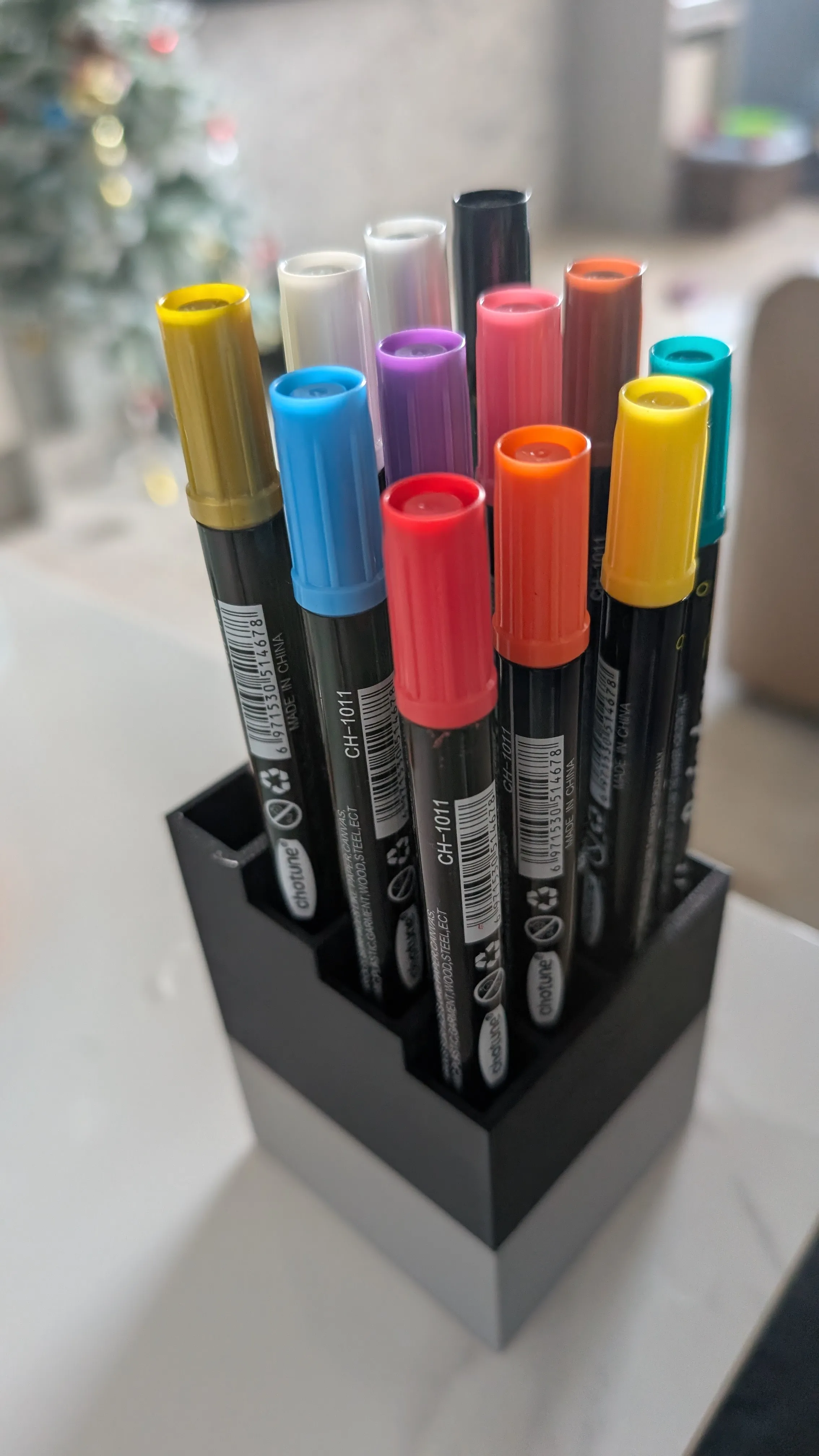 Stationery & Learning Tools STL Download - Marker Stand - Stackedby ...