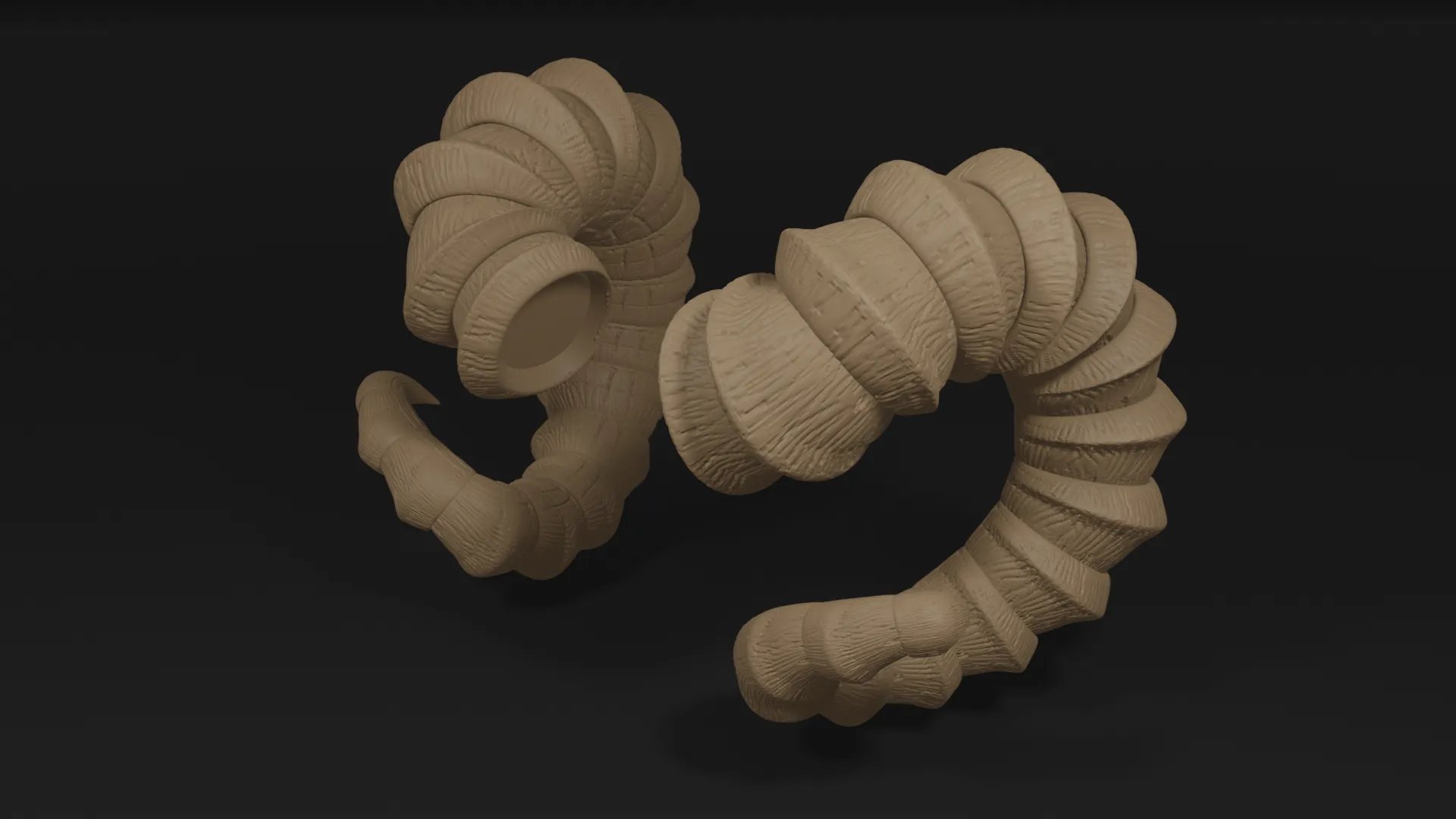 Cosplay STL Download - Horn-002[demon, devil]by ICONIC 3D