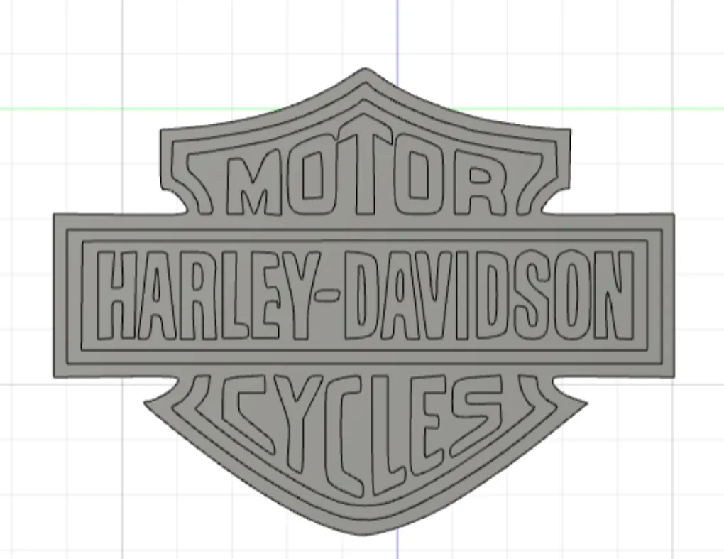 3D Printer Files | 3MF File | Embleme Harley Davidson / Harley Davidson ...