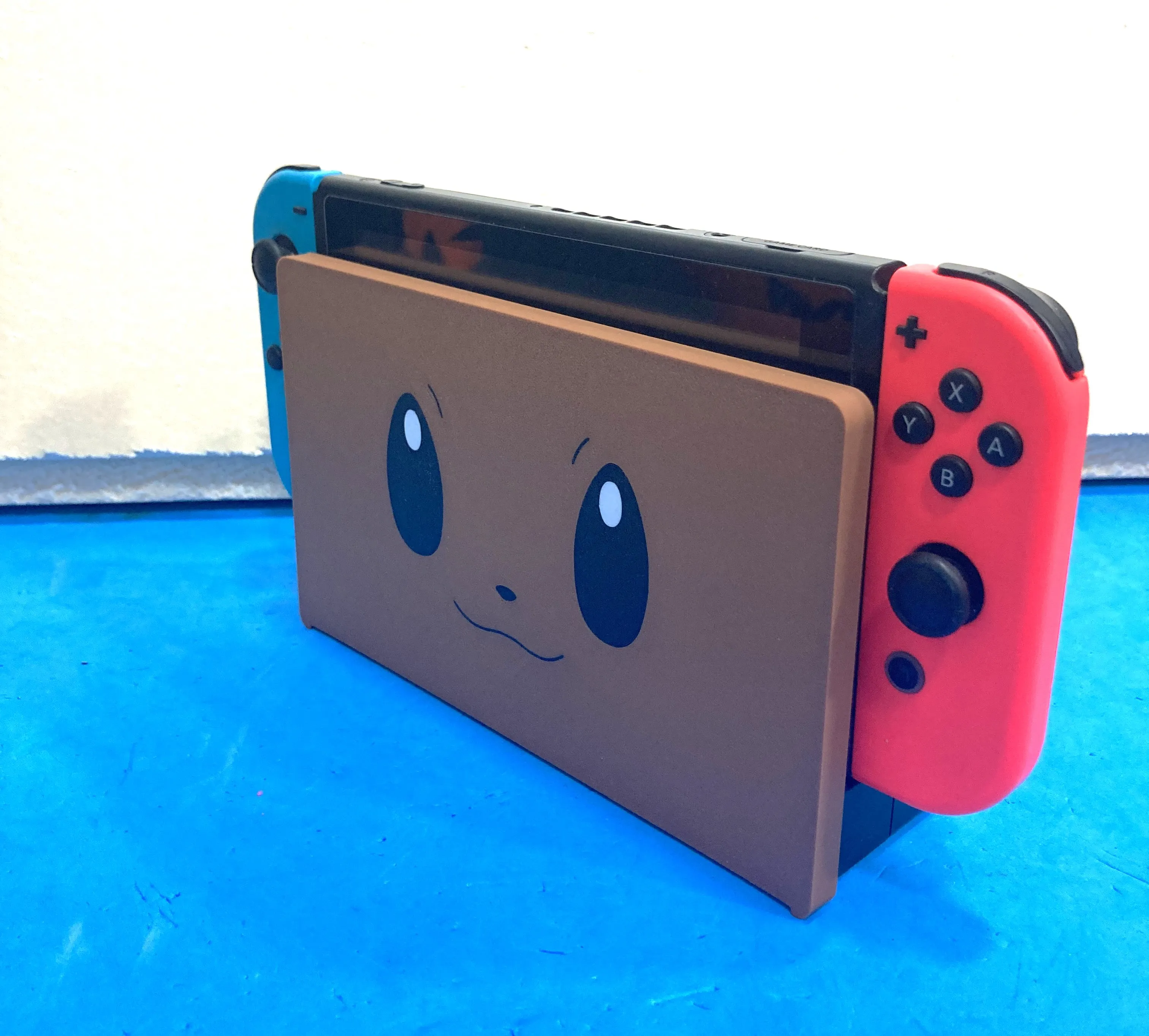 Other STL Download - Eevee Nintendo Switch Oled coverby Franchescor