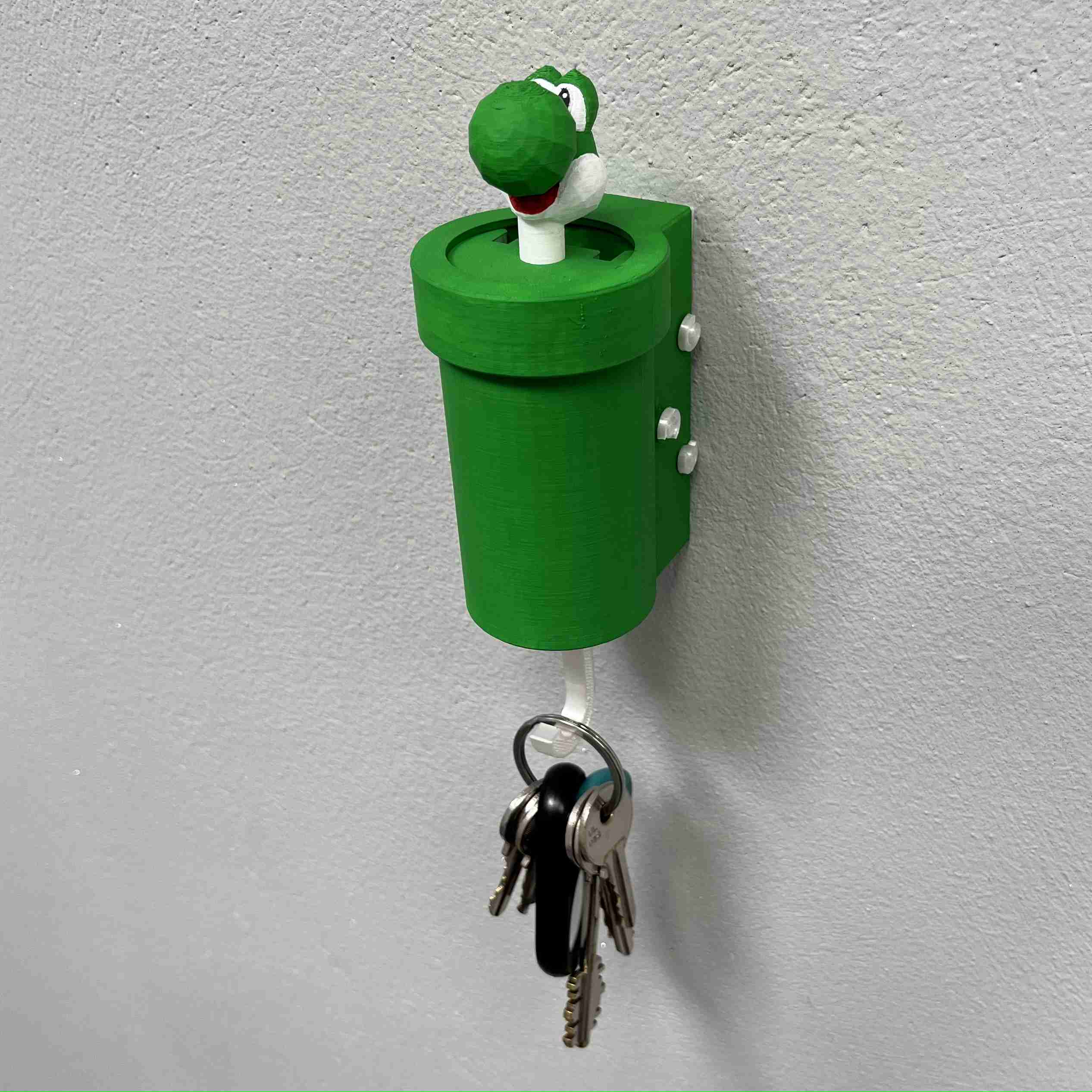 KEY HANGER YOSHI KEY CHAIN WALL MOUNTED SUPER MARIO | 3D models ...