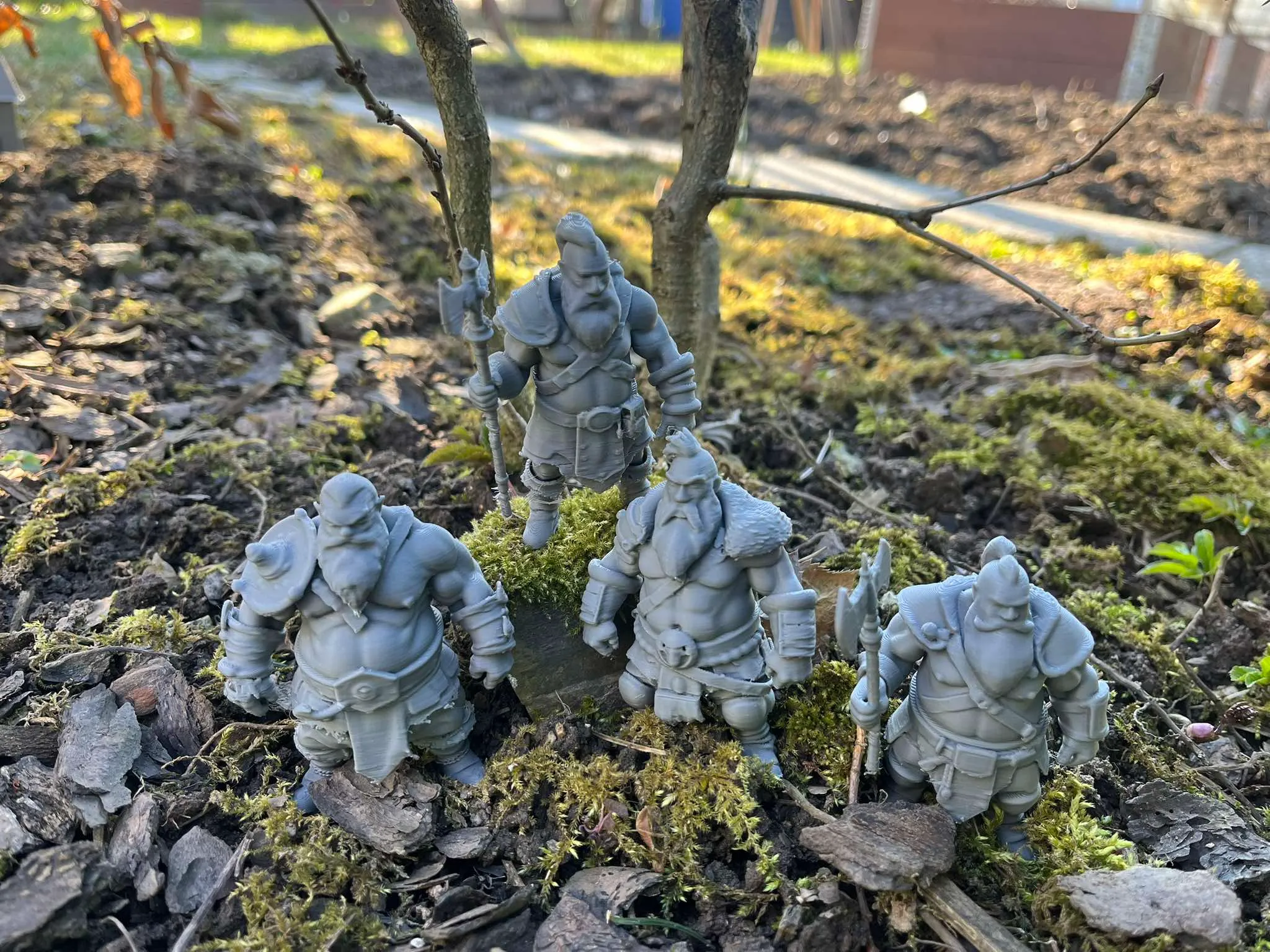 3D Printer Files | 3MF File | Dwarf warriors | Creality Cloud