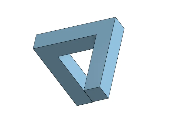 triangle illusion | 3D models download | Creality Cloud