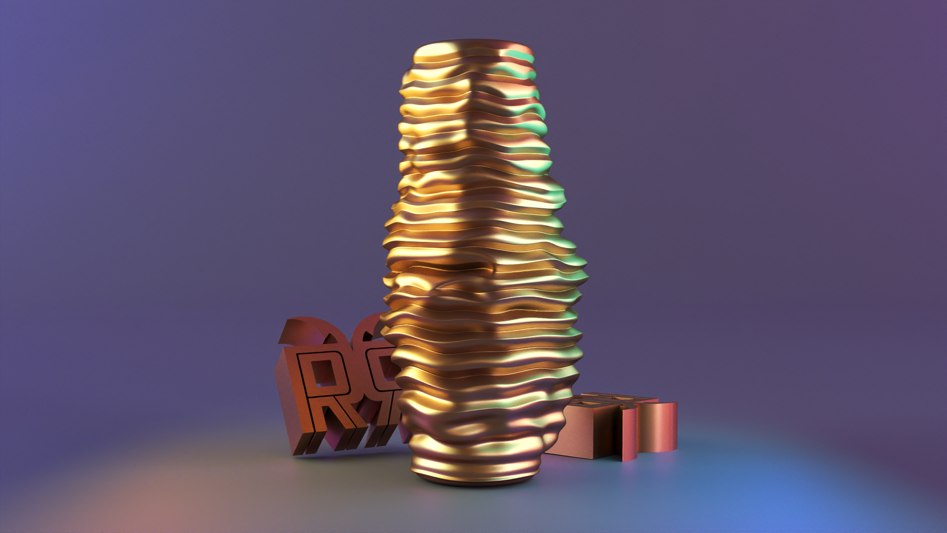 Deformed fabric parametric vase | 3D模型下载 | 创想云