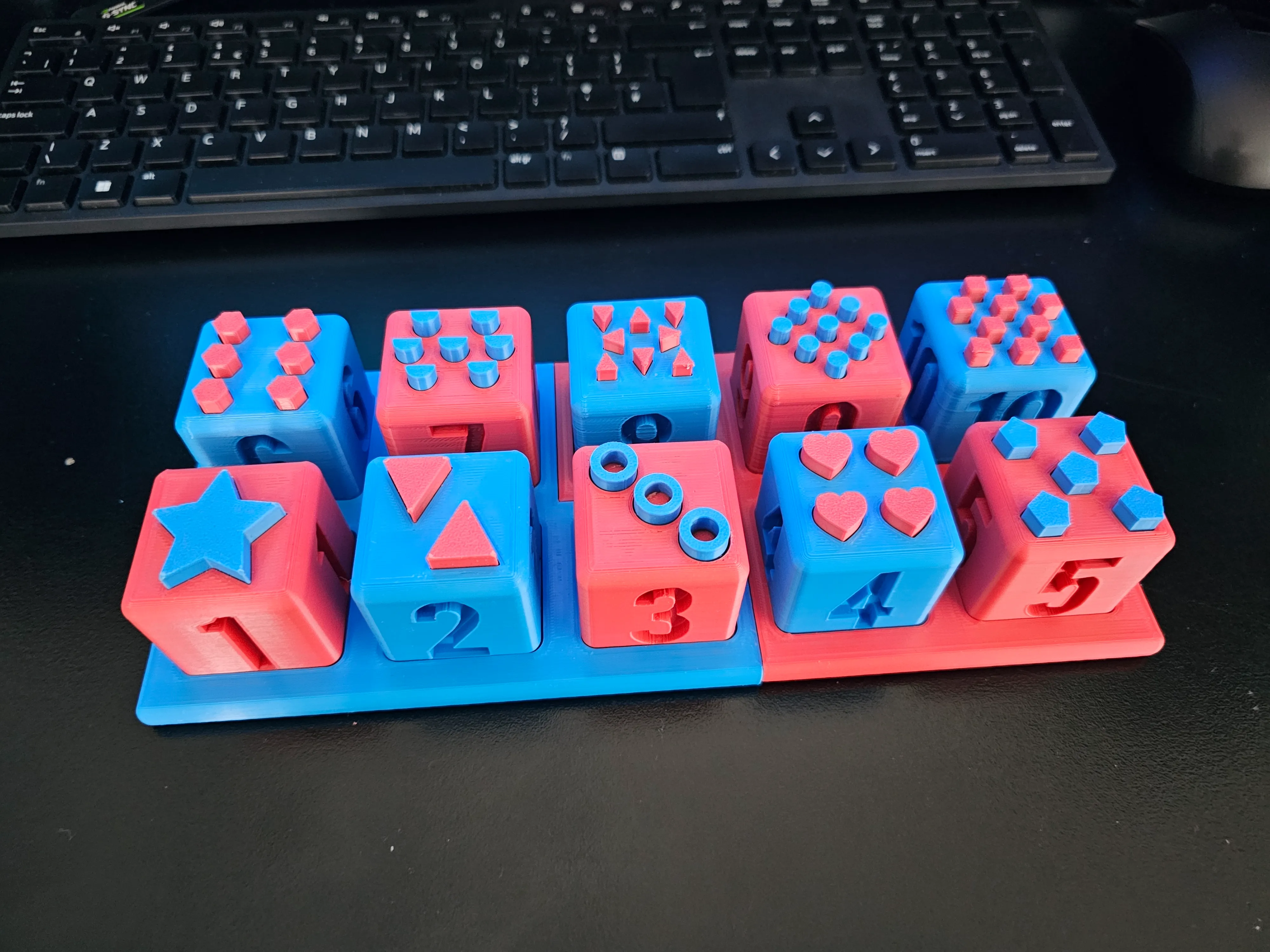 Stationery & Learning Tools STL Download - Number Blocks: Fun Learning for Little Mindsby 01001011