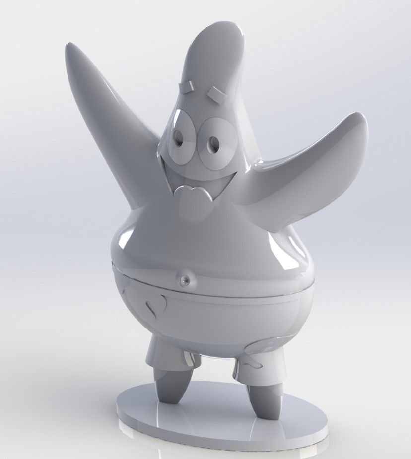 Patrick, Spongebob friend | 3D models download | Creality Cloud