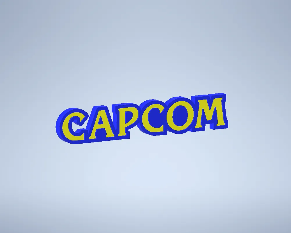 3D Printer Files | 3MF File | Capcom sign 🕹️ | Creality Cloud